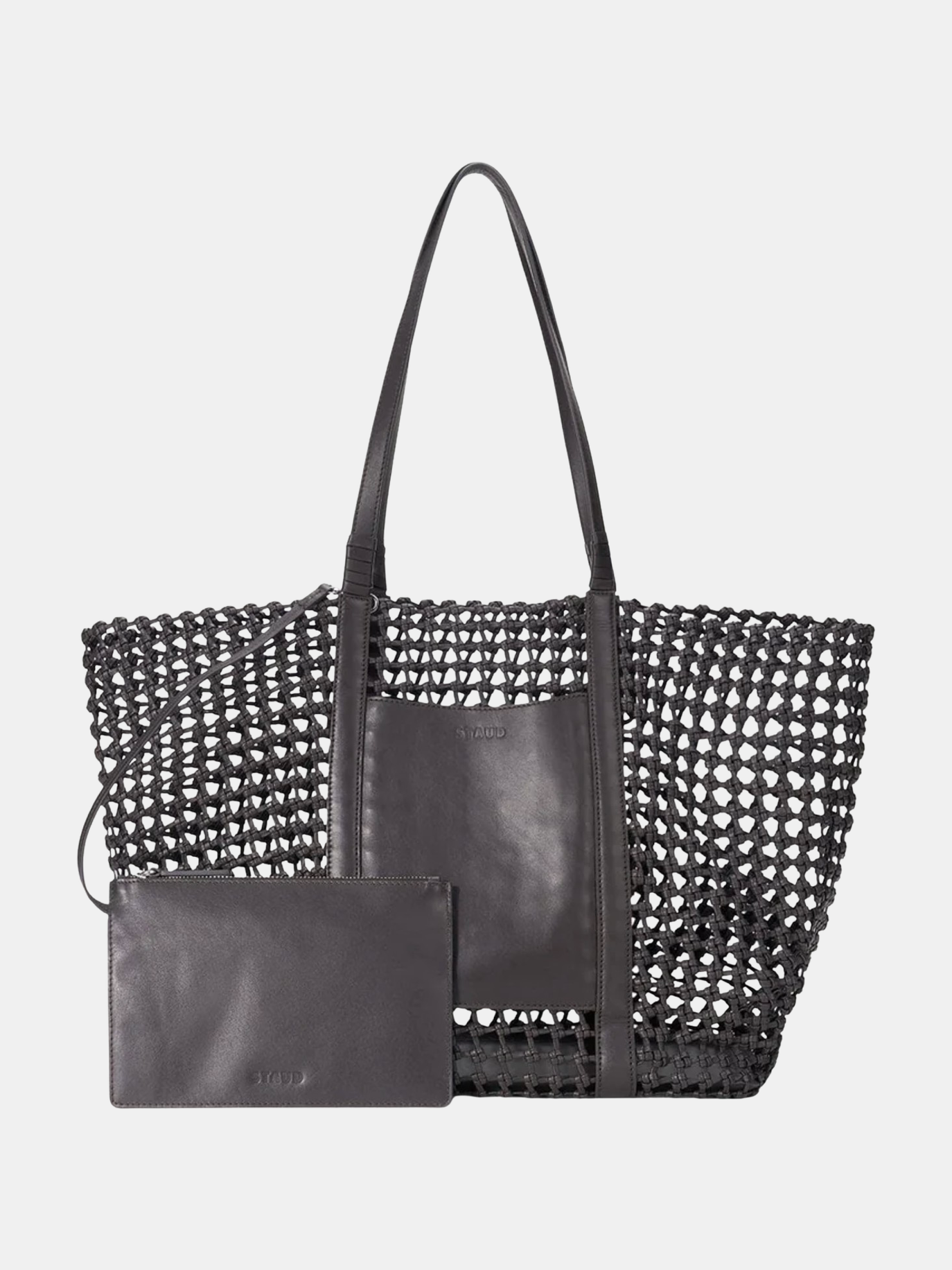 STAUD | Getaway Hand-knotted Tote Bag | SHOPMORLEY – Morley