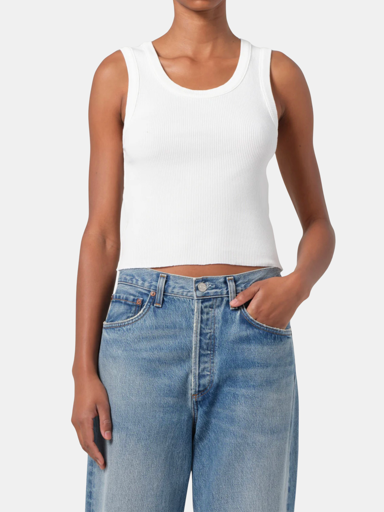 AGOLDE | Shrunken Poppy Tank | SHOPMORLEY – Morley