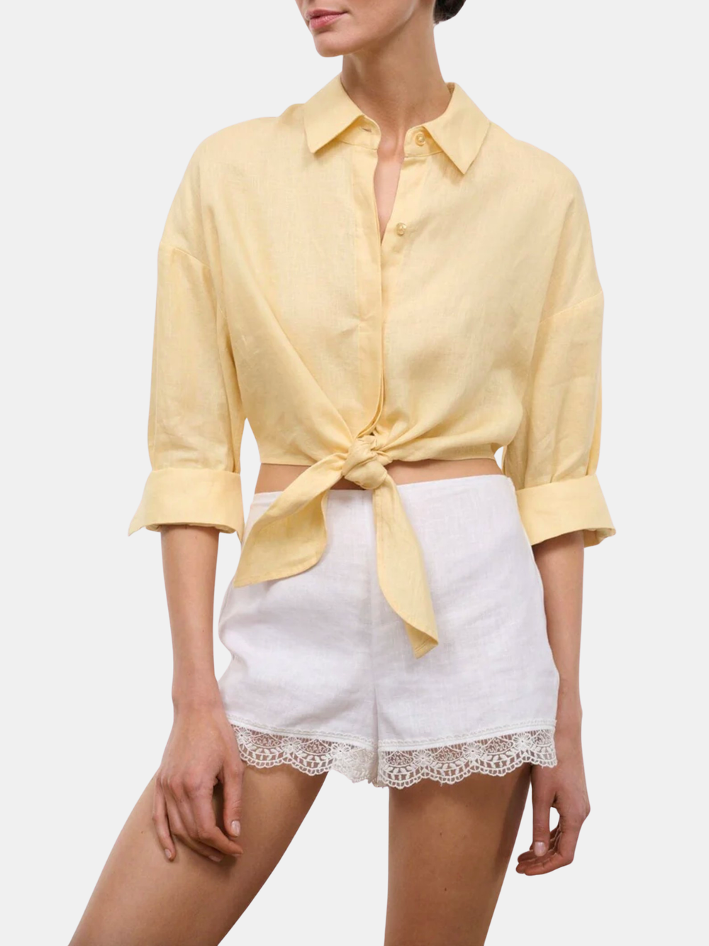 STAUD | Lisa Linen Top | SHOPMORLEY – Morley