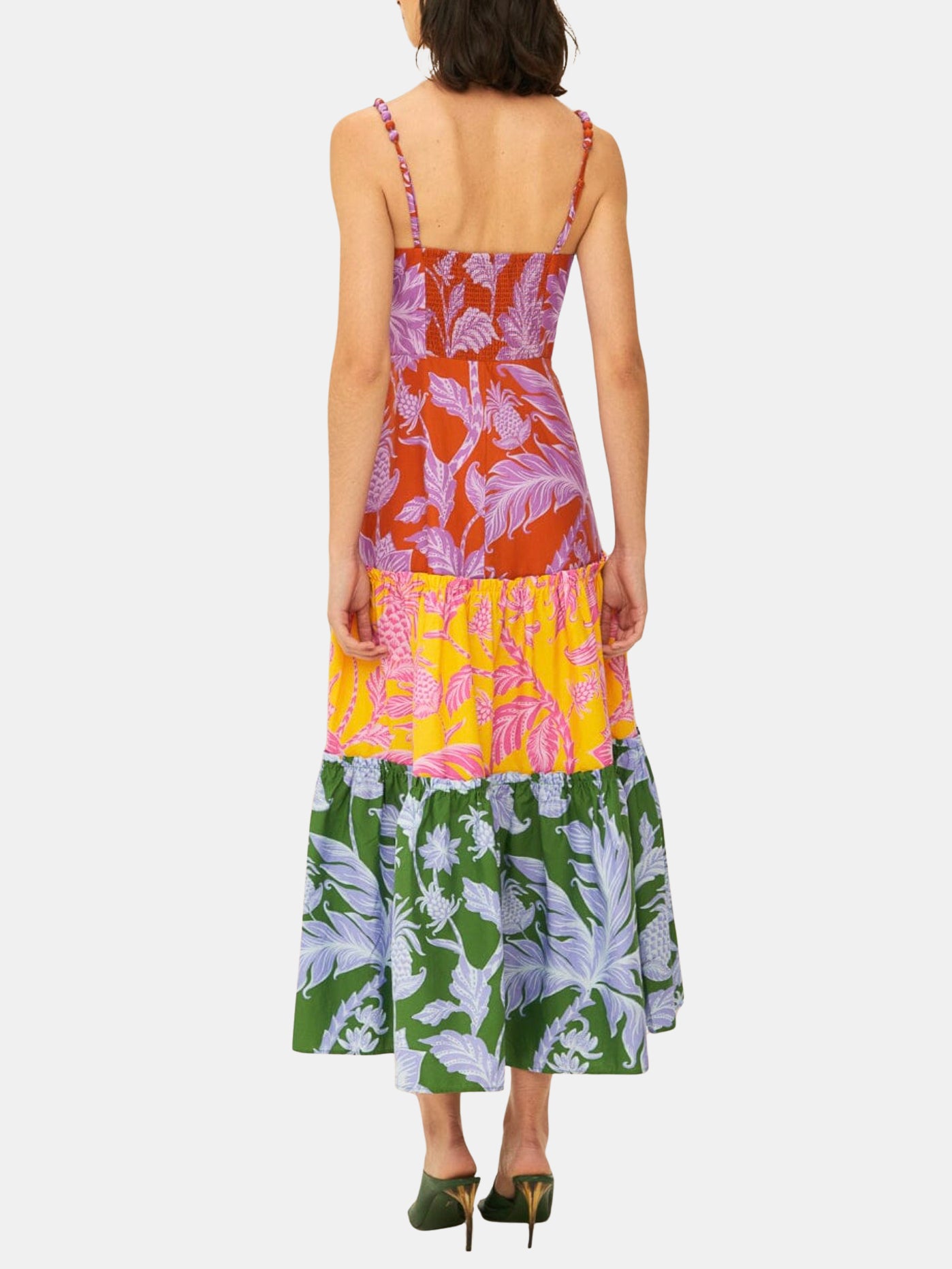 Farm Rio | Tropical Swing Mix Midi Dress | ShopMorley – Morley