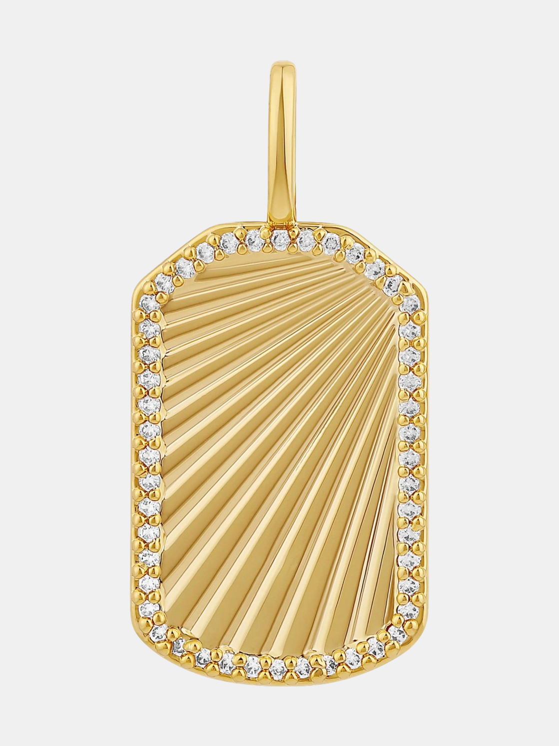 JTGJewelry | Fluted Tag Charm | SHOPMORLEY – Morley