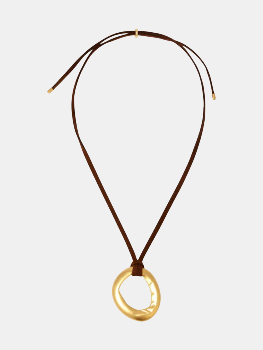 Heaven Mayhem | Brown Mini Pendant Necklace | SHOPMORLEY – Morley